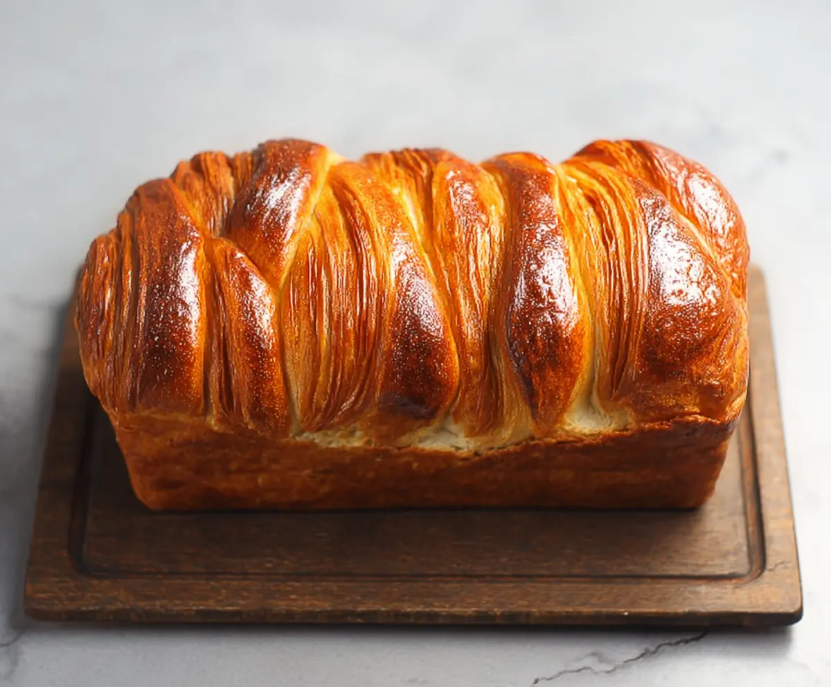 Croissant Bread Loaf - Food From My Heart