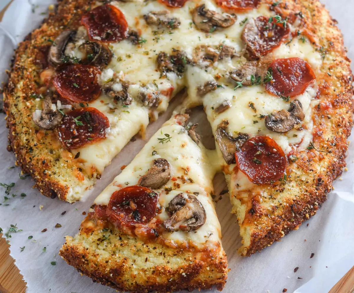 Keto pizza crust - Food From My Heart