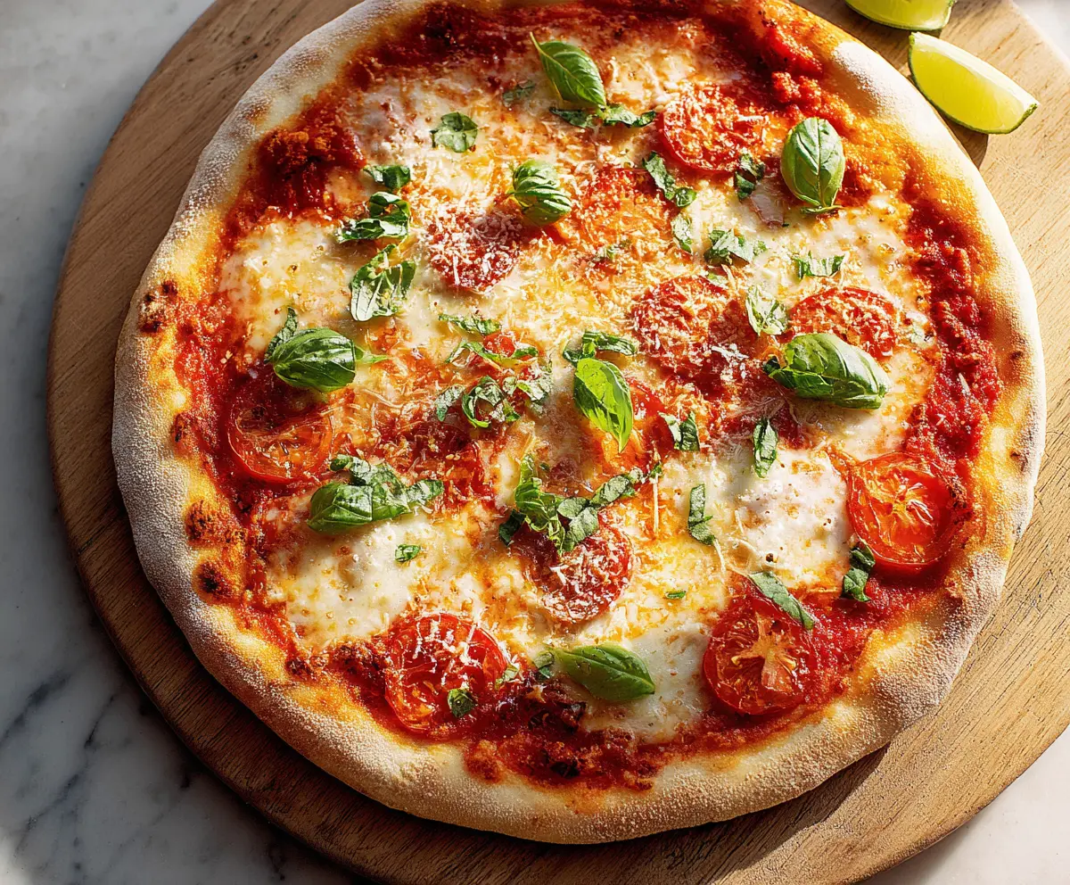 Margarita pizza - Food From My Heart