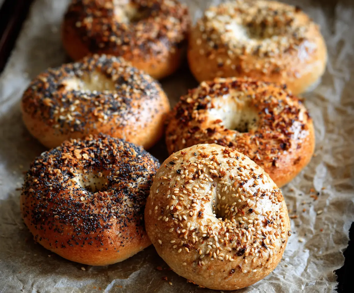 Sourdough Bagels - Food From My Heart