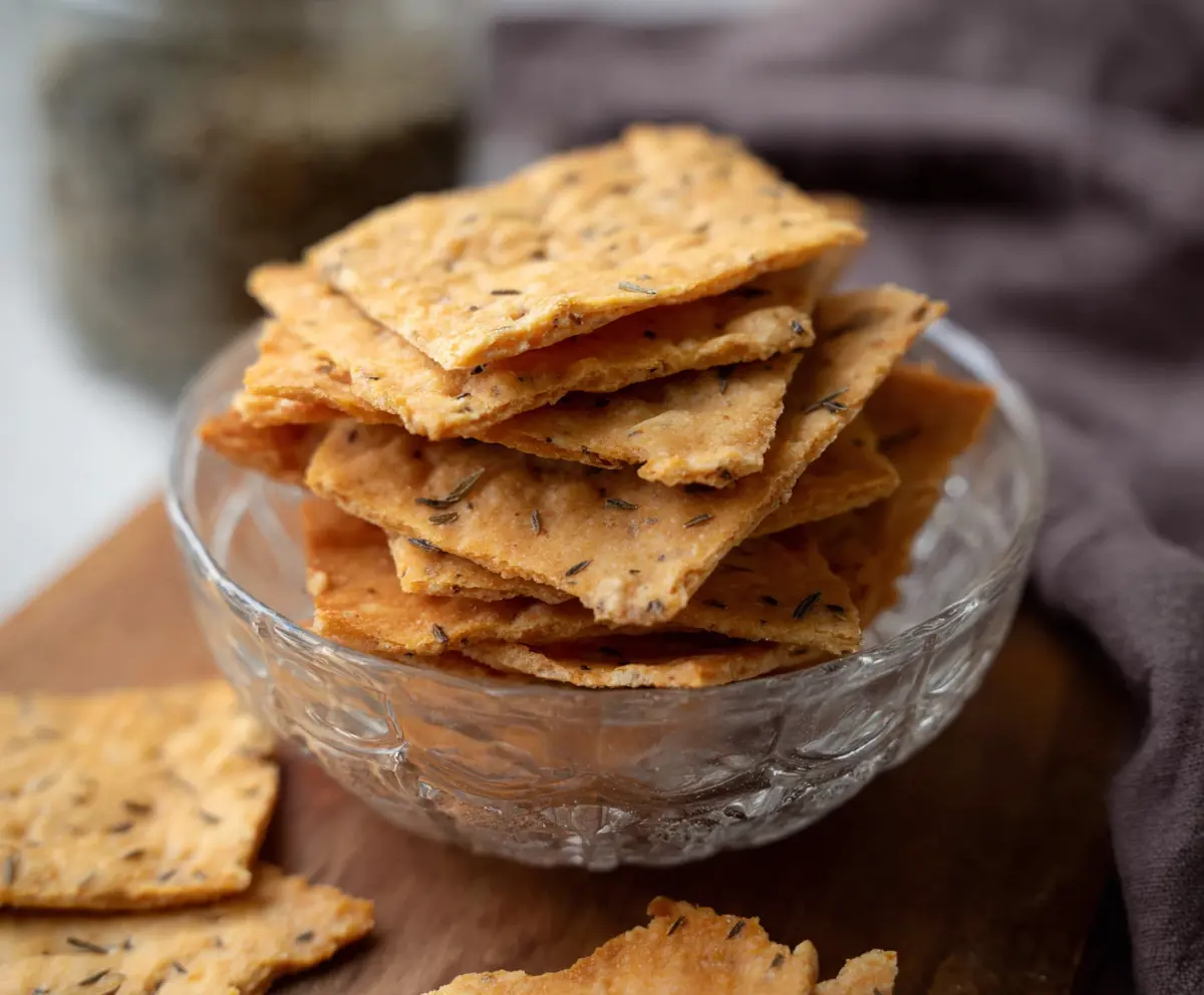 Sourdough Crackers Recipe (3 Ingredients!) - Food From My Heart